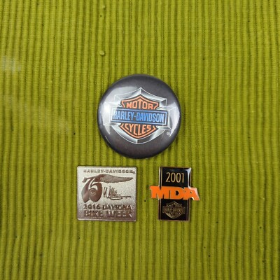 Lot of 3 Harley Davidson Bike Week Pins 2001 And 2016 *No Backings* | eBay