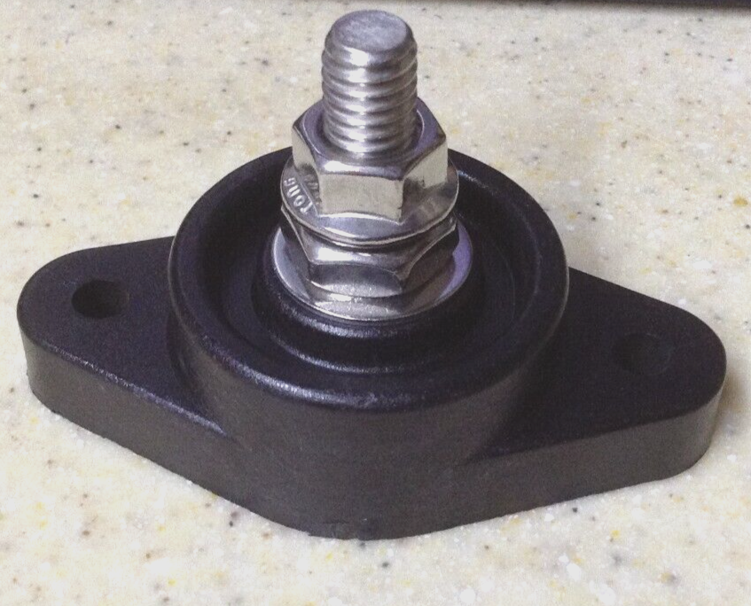 ELECTICAL GROUNDING BLOCK BUS, AUTOMOTIVE, MOTORCYCLE 3/8 BOLT ON ...