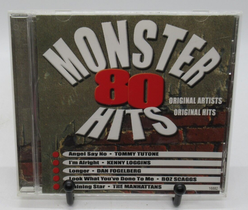 MONSTER 80 HITS COMPILATION MUSIC CD, 10 V/A TRACKS, TOTO SCAGGS ...