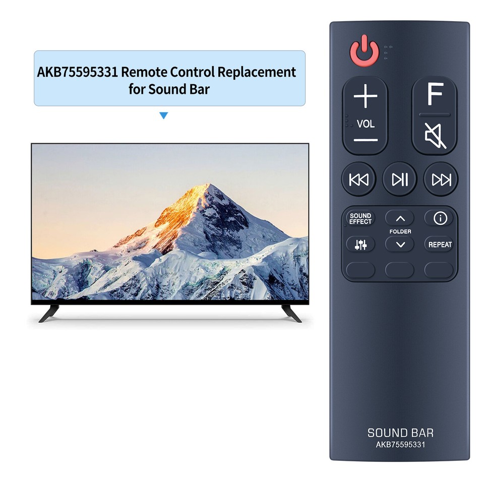 AKB75595331 Remote Control For LG Sound Bar SL4Y SL5Y SL6Y SL7Y SN6Y ...
