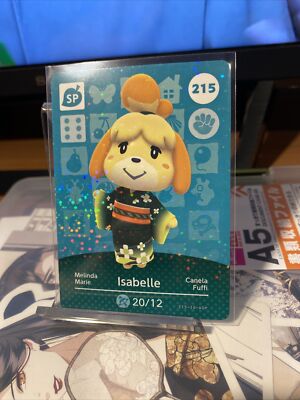 Animal Crossing Amiibo Card Isabelle 215 Mint | eBay Australia