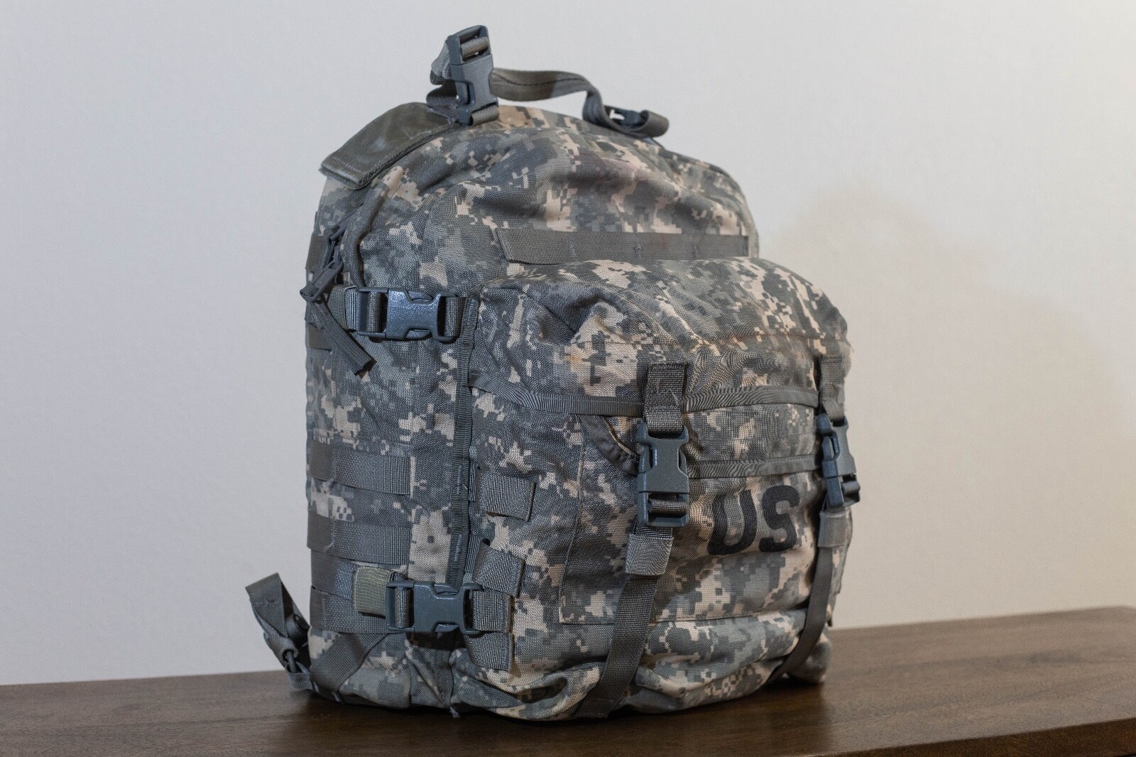 US ARMY ACU ASSAULT PACK 3 DAY MOLLE II BACKPACK Made in USA with ...