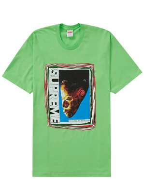 Supreme Mask Tee Size M (New) Lime Color | eBay