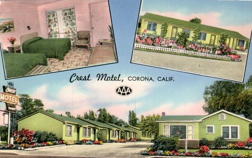 Corona, Calif., Crest Motel | eBay