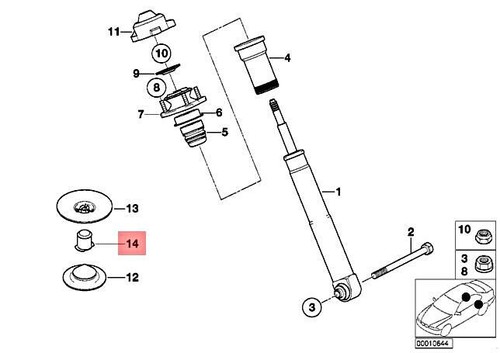 Genuine BMW X5 E39 E53 520d 520i 523i 525d 525i 525tds 528i Cover ...