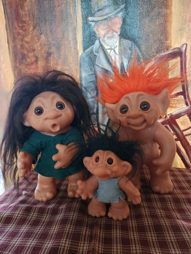 Troll Thomas Dam Dolls Denmark 1977 Original Set of Three. Wishnik ...