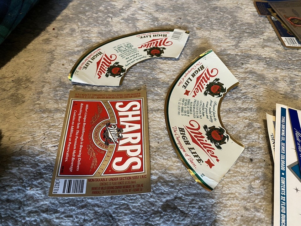 Miller Brewing Co. SHARP'S NON-ALCOHOLIC BREW And 2 Highlife | eBay