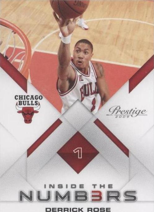 2009-10 Panini Prestige - Inside the Numbers Derrick Rose #1 for sale ...