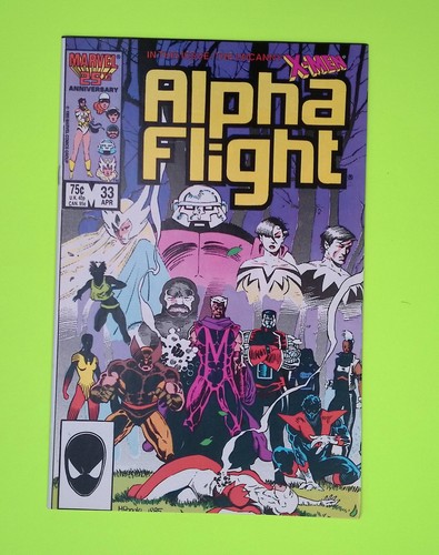 Alpha Flight #33 Vol. 1 1986 Marvel Comics 1st App 8.0 Comic Book A83 ...