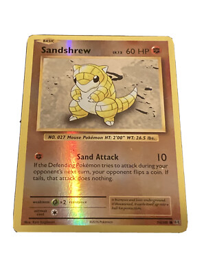 2016 Reverse Holographic Sandshrew Card 54/108 | eBay