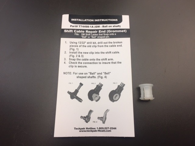 4L60E 4L65E 4L70E GM Chevrolet Transmission Shift Cable Repair End ...