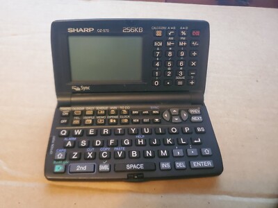 Vintage Sharp Wizard OZ 570 Pocket Organizer Untested | eBay