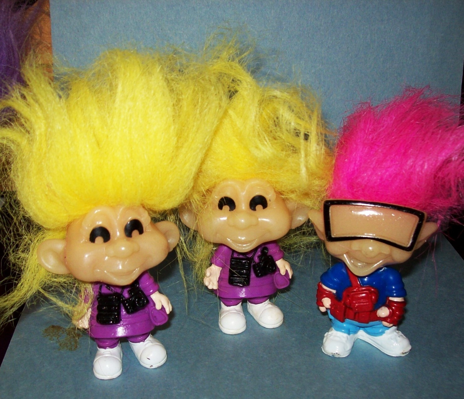 3 Vintage 1993 3" Burger KIng Trolls | eBay