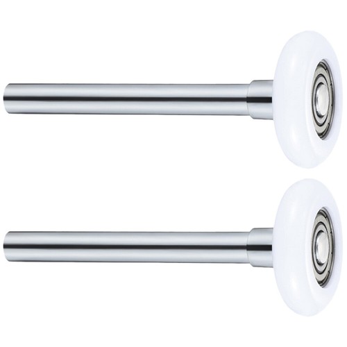 2 Pcs Roller With Stem Replacement Rollers Nylon Pulley Garage Door ...