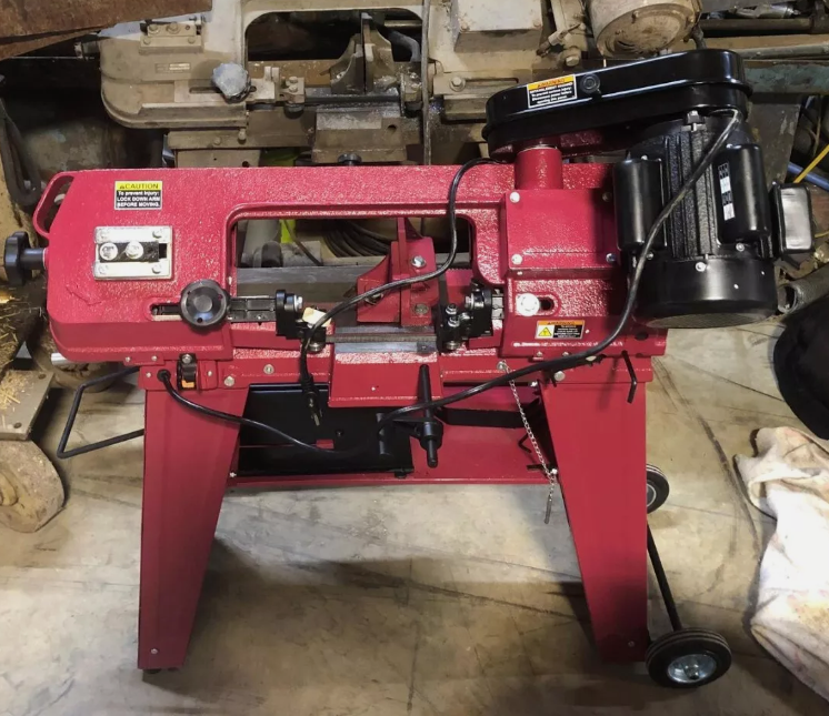 Metal Cutting Band Saw 3-Speed 1HP 4" x 6" Horizontal Vertical Power ...