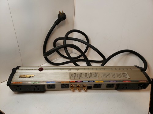 Monster Power Home Theater PowerBar 1100 Surge Protector Power Center ...