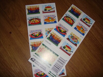 USPS FOREVER STAMPS ~ (2) BOOKLETS 'DELICIOSO'~ '# 40 STAMPS *MINT* | eBay