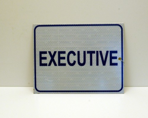Parking Sign - Aluminum Executive - Reflective - Light Duty | eBay