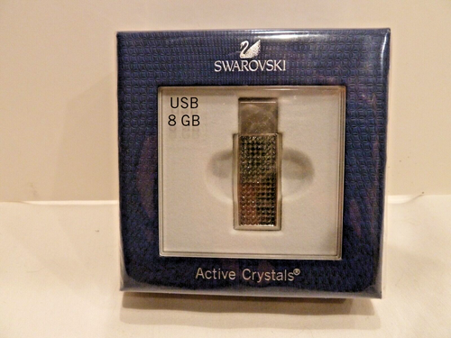 Swarovski USB 8GB Silver Crystal Memory Stick NIB | eBay