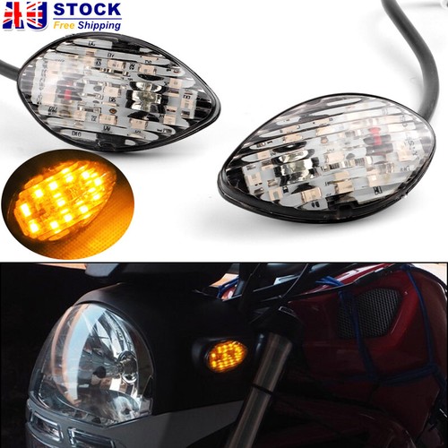 2pcs LED Flush Mount Turn Signal Indicators Lights Blinkers for Honda ...