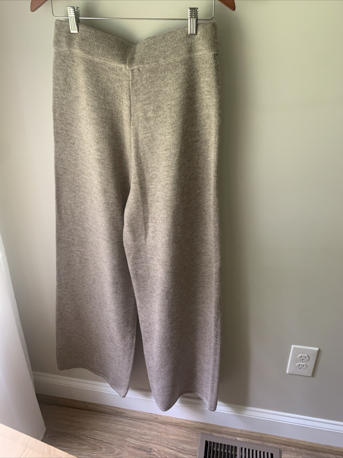 NWT! The Drop Cynthia wide leg sweater pants size Medium In Heather ...