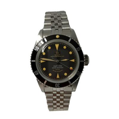 Walter Mitt Sea Diver Steel Automatic Black 5 Mesh Unisex Watch | eBay UK
