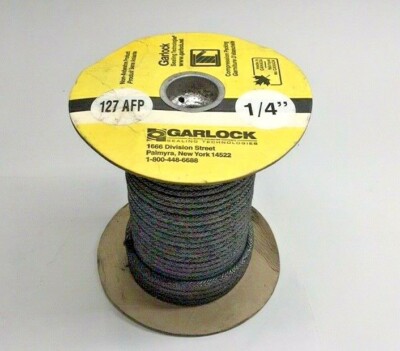 Garlock 127-AFP 1/4" 5Lb Spool Valve Stem Compression Packing (Pack of ...