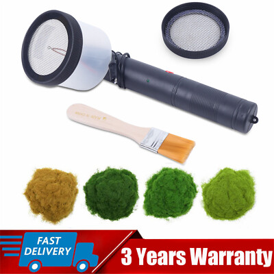 Static Grass Flock Applicator Electrostatic Flocking Machine+2 Sieve ...