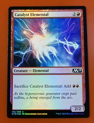 1x Catalyst Elemental | FOIL | M19 Core Set 2019 | MTG Magic Cards | eBay