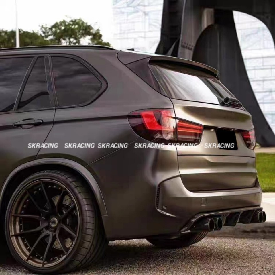 Carbon Fiber Rear Bumper Diffuser Spoiler Lip For BMW X5M F85 X6M F86 ...