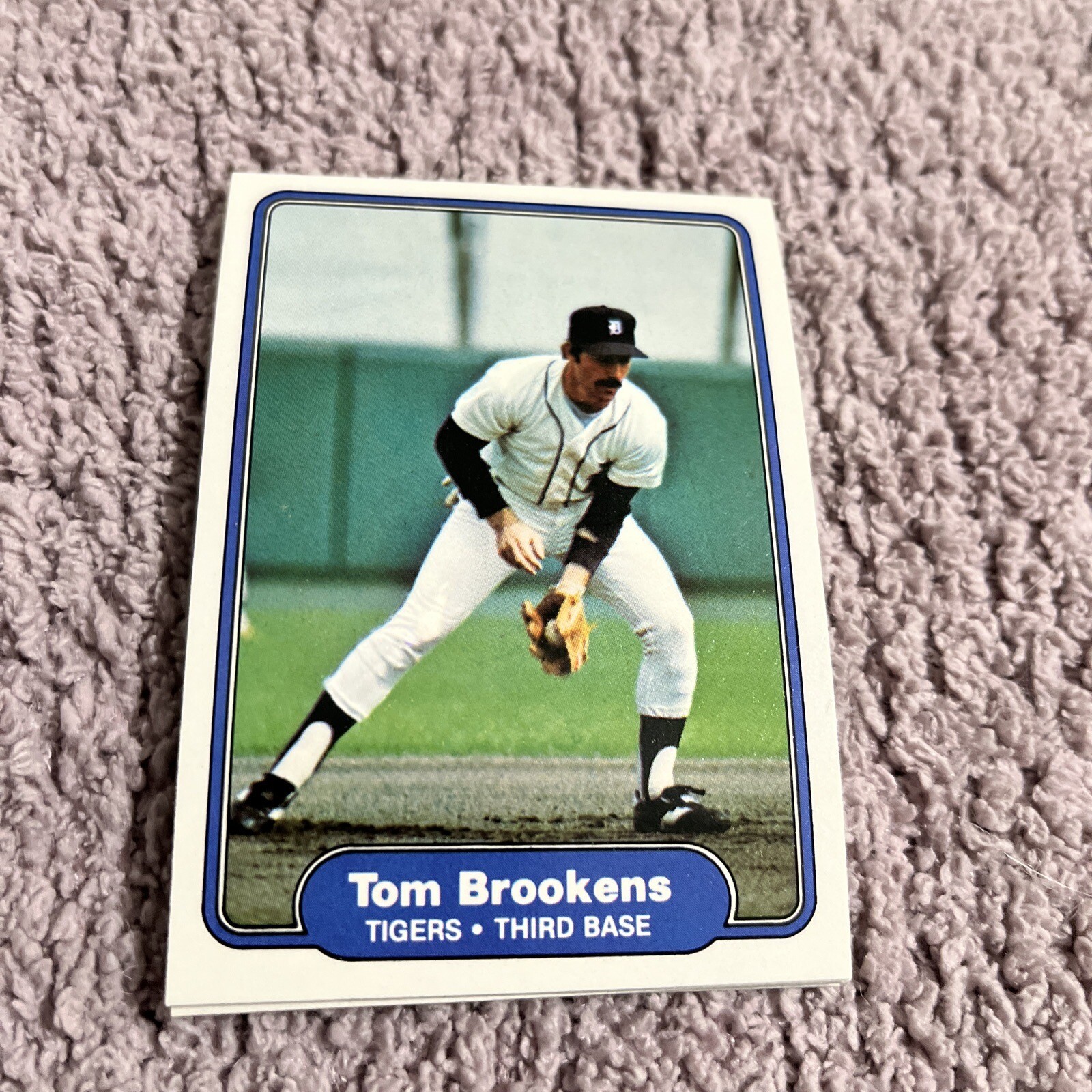 1982 Fleer #263 Tom Brookens Detroit Tigers | eBay