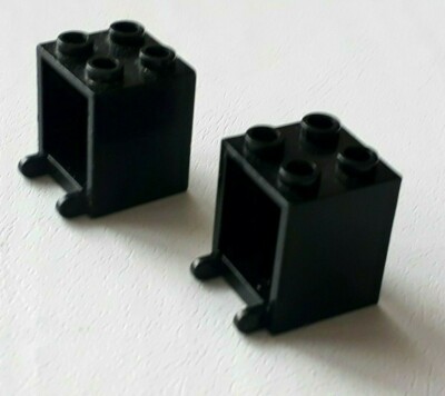 2x LEGO black Box 2 x 2 x 2 missing part | eBay Australia