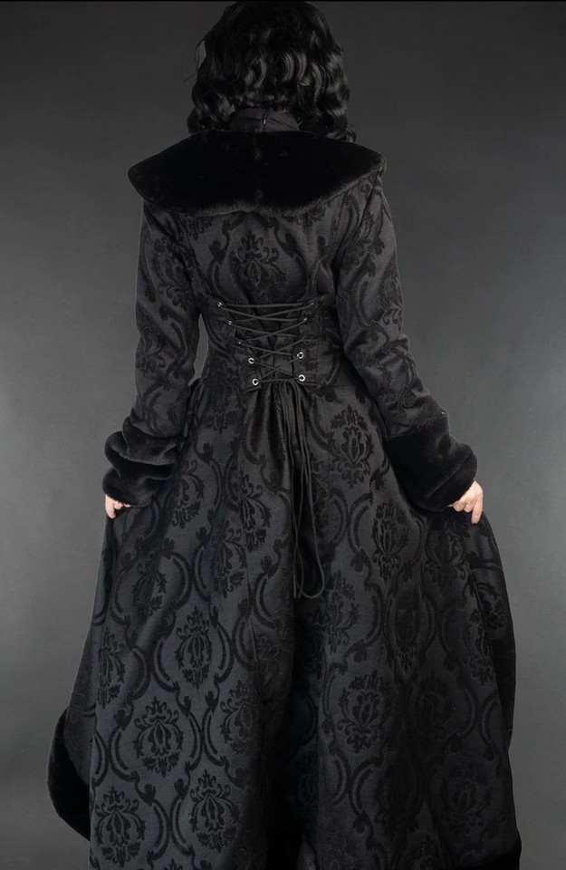 Dracula Clothing Woman's black coat (Large/xl) | eBay