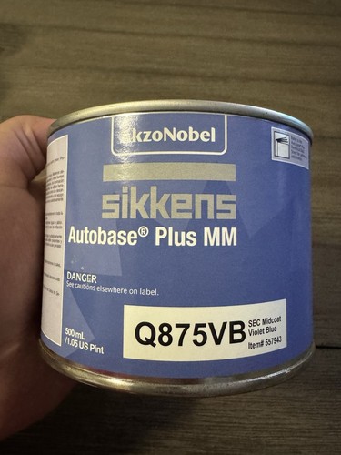 AkzoNobel Q875VB Sikkens Autobase Plus MM Toner SEC Midcoat Violet Blue ...