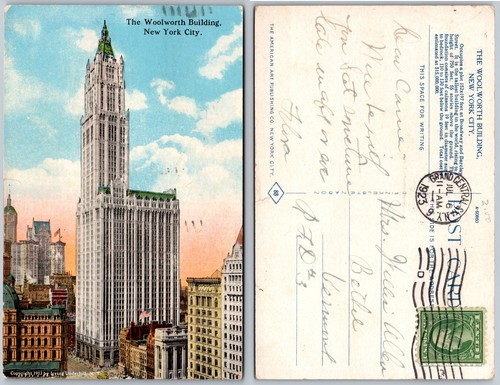 Woolworth Building New York City Postcard | eBay