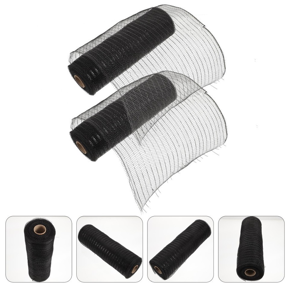 2pcs Mesh Ribbons DIY Crafts Mesh Ribbons Wreaths Making Mesh Ribbons ...