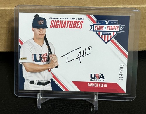 2020 Panini USA Stars Stripes Signatures Tanner Allen Auto #/499 Rookie ...