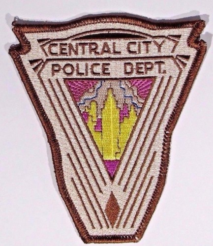 THE FLASH CENTRAL CITY POLICE DEPT EMBROIDERED 4.5" TALL PREMIER PATCH ...