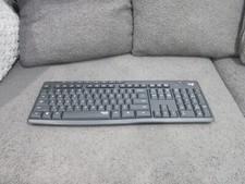 Logitech Wireless Keyboard QWERTY Black 820-008582 *NO DONGLE & NO ...
