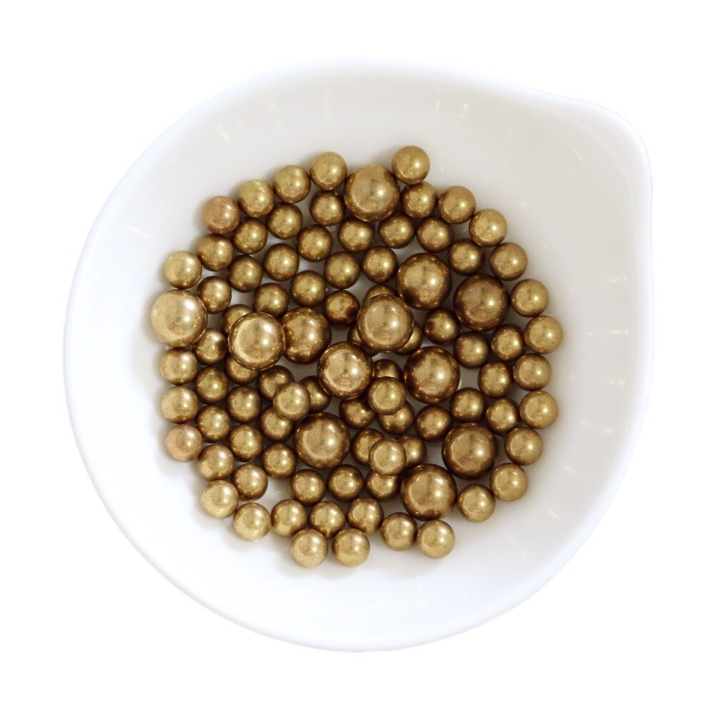 5.556mm - 10mm Brass ( H62 ) Solid Bearing Balls High Precision ...