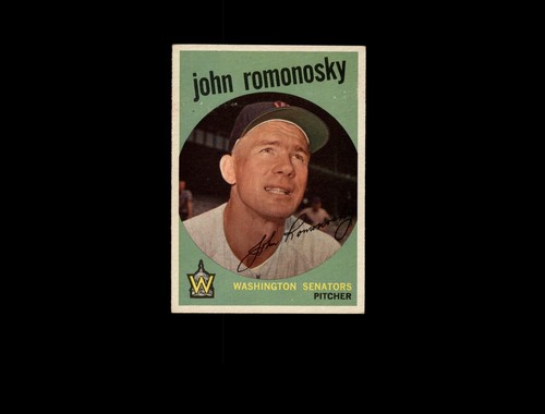 1959 Topps 267A John Romonosky Gray Back EX-MT #D781895 | eBay