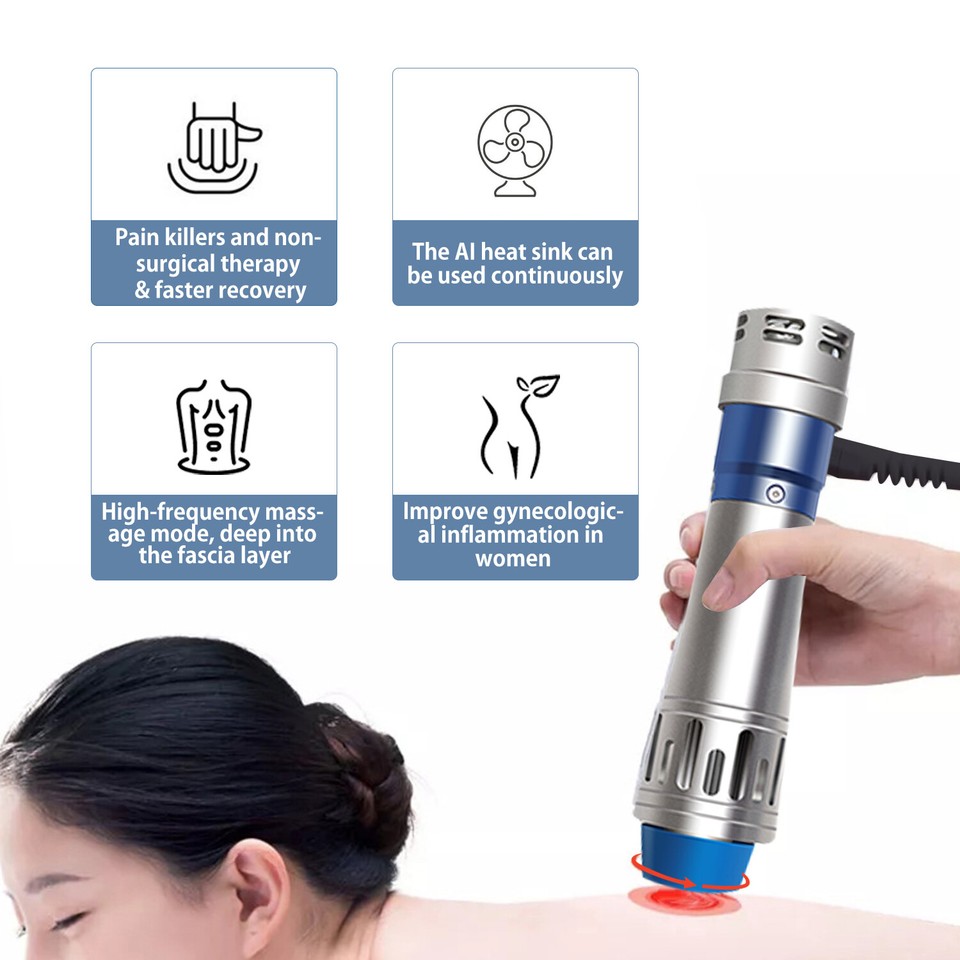 Extracorporeal ESWT ED Shockwave Therapy Machine Shock Wave Pain Relief ...