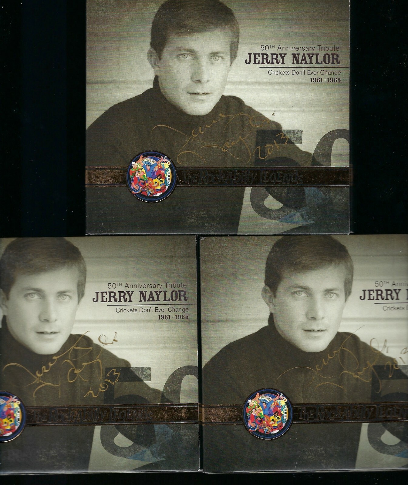 JERRY NAYLOR The ROCKABILLY LEGENDS Signed TRIBUTE CD Crickets Don't ...