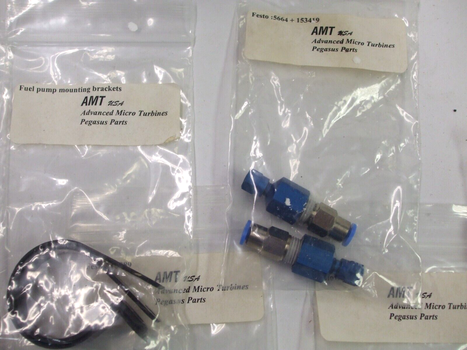 Vintage AMT Advanced Micro Turbines PEGASUS RC Jet Turbine Engine Kit ...