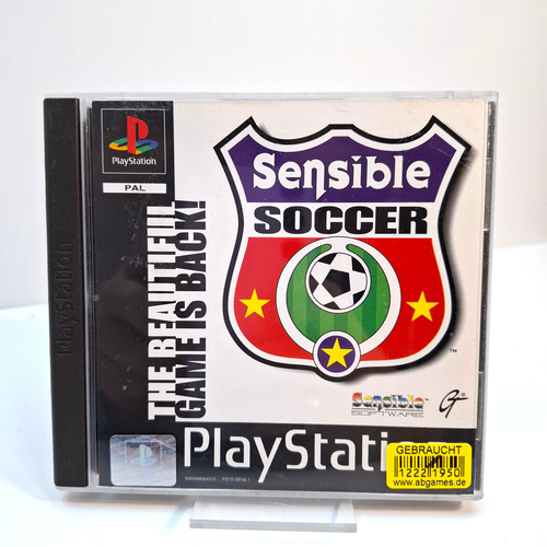 PS1 - Sensible Soccer - Sony Playstation 1 Game - With OVP - PAL ...