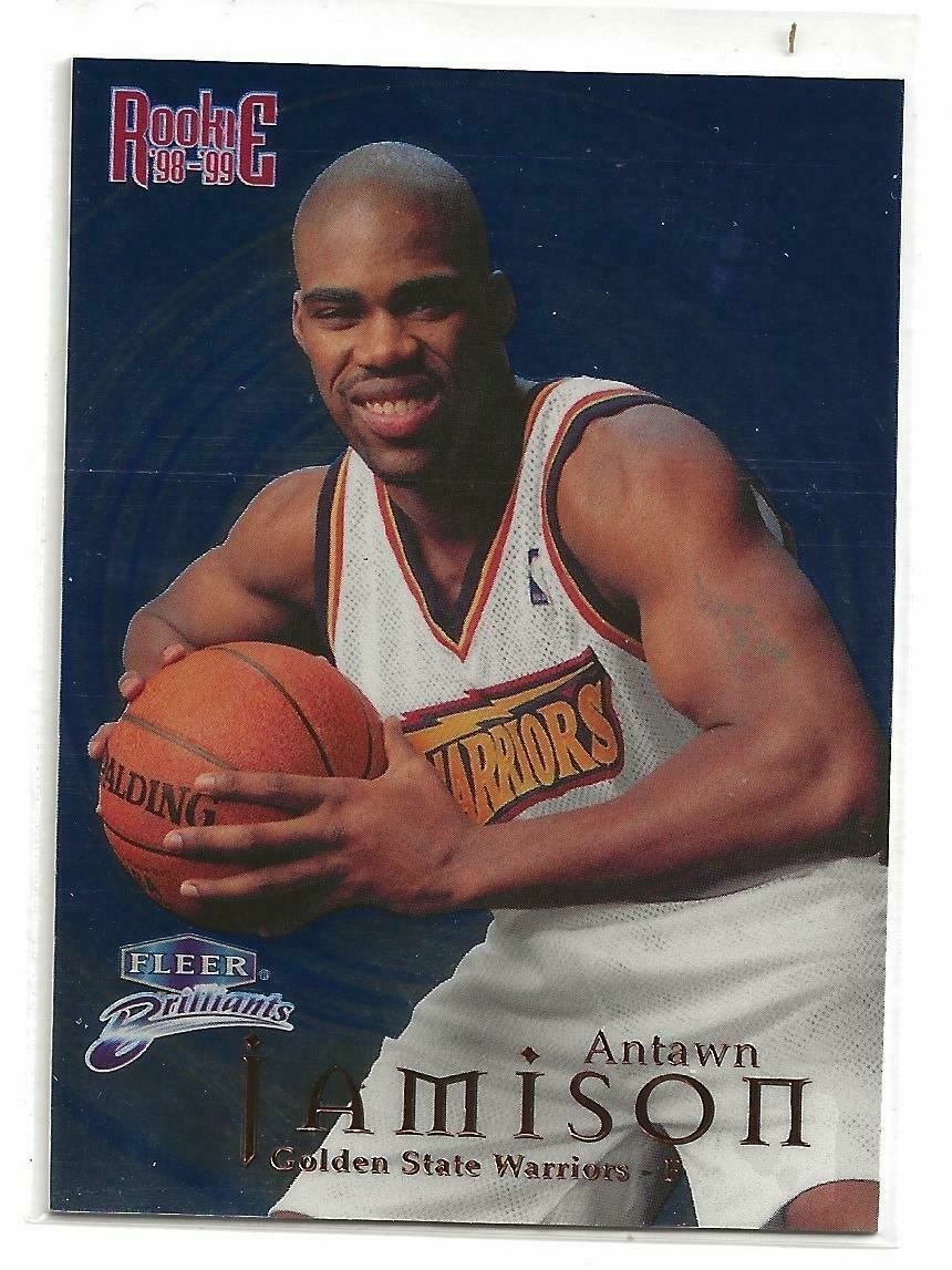 1998-99 Fleer Brilliants - Blue #104B Antawn Jamison (RC) for sale ...