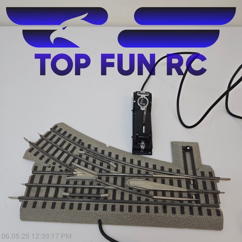 Lionel Trains Fastrack 0-36 RH Remote Switch | eBay