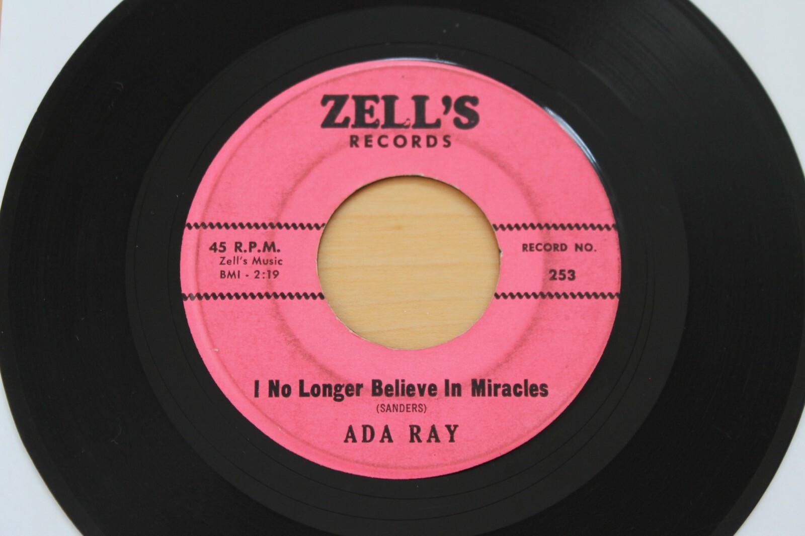 ADA RAY Give Our Love A Chance/I No Longer Believe 45 R&B Girl Group ...