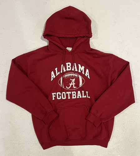 Alabama Football Sweatshirt Hoodie Medium Mens Crimson Tide Pullover ...