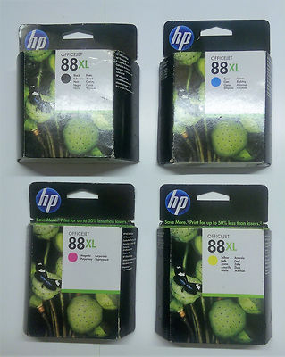 4 x Original HP 88XL Officejet PRO L7480 L7580 L790 L7680 EMBALLAGE D ...